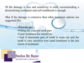 Tooth sensitivity Management | Ashok Vihar | Delhi | PPTX