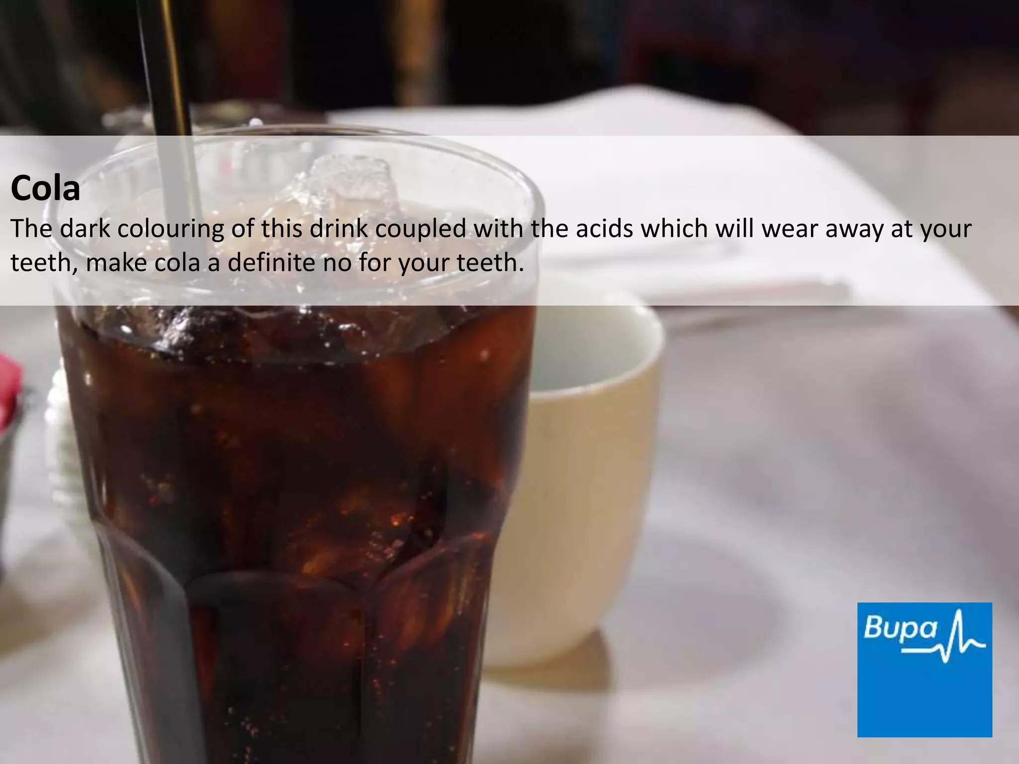 Top 10 foods and drinks that stain teeth | PPTX