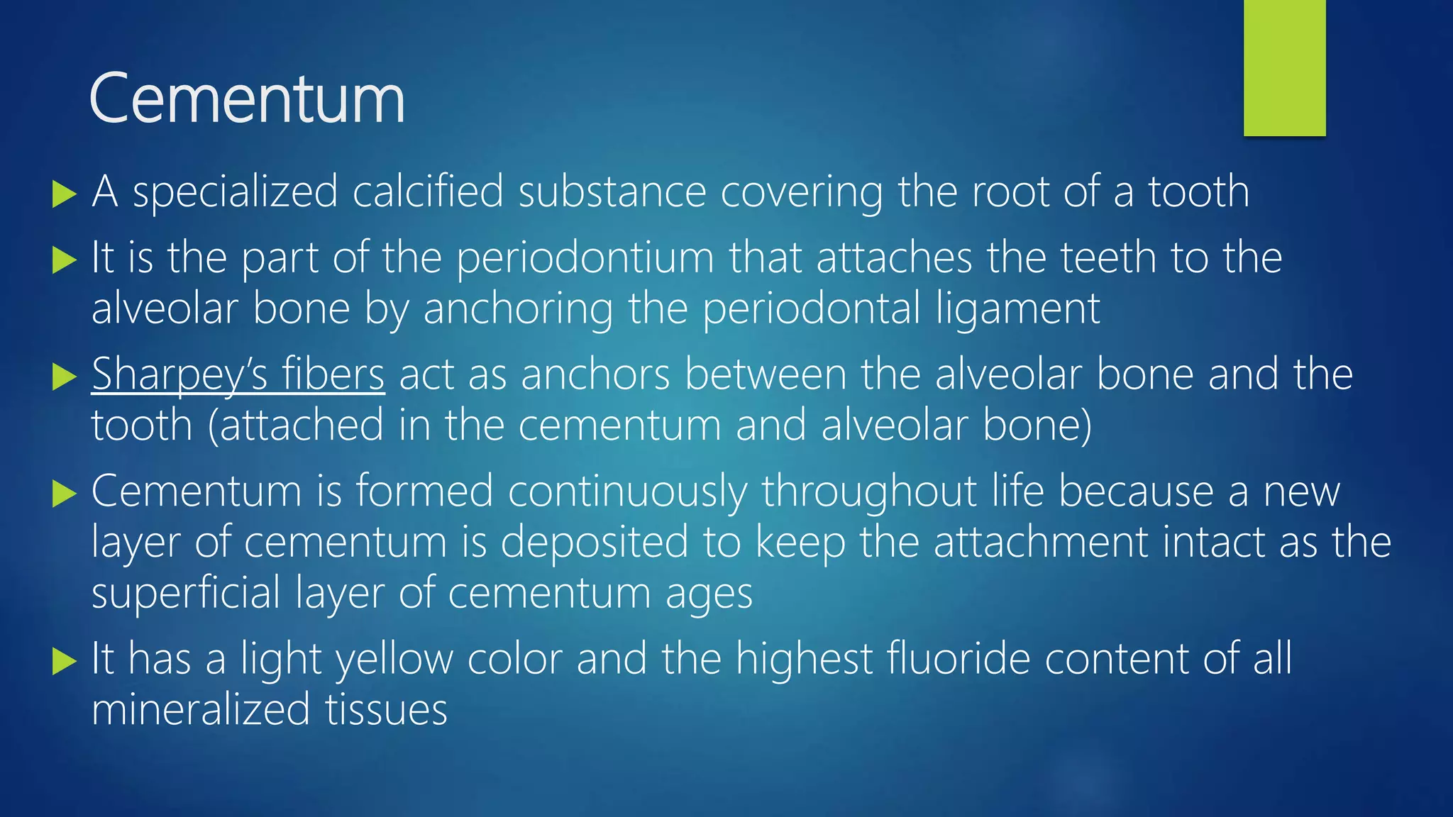 Tooth Structures, Periodontium, and Caries Classifications Powerpoint ...