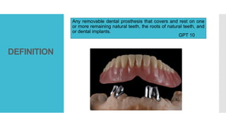 Tooth Supported Overdenture in complete denture.pptx
