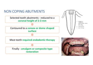 TOOTH SUPPORTED OVERDENTURES IN PROSTHODONTICS | PDF
