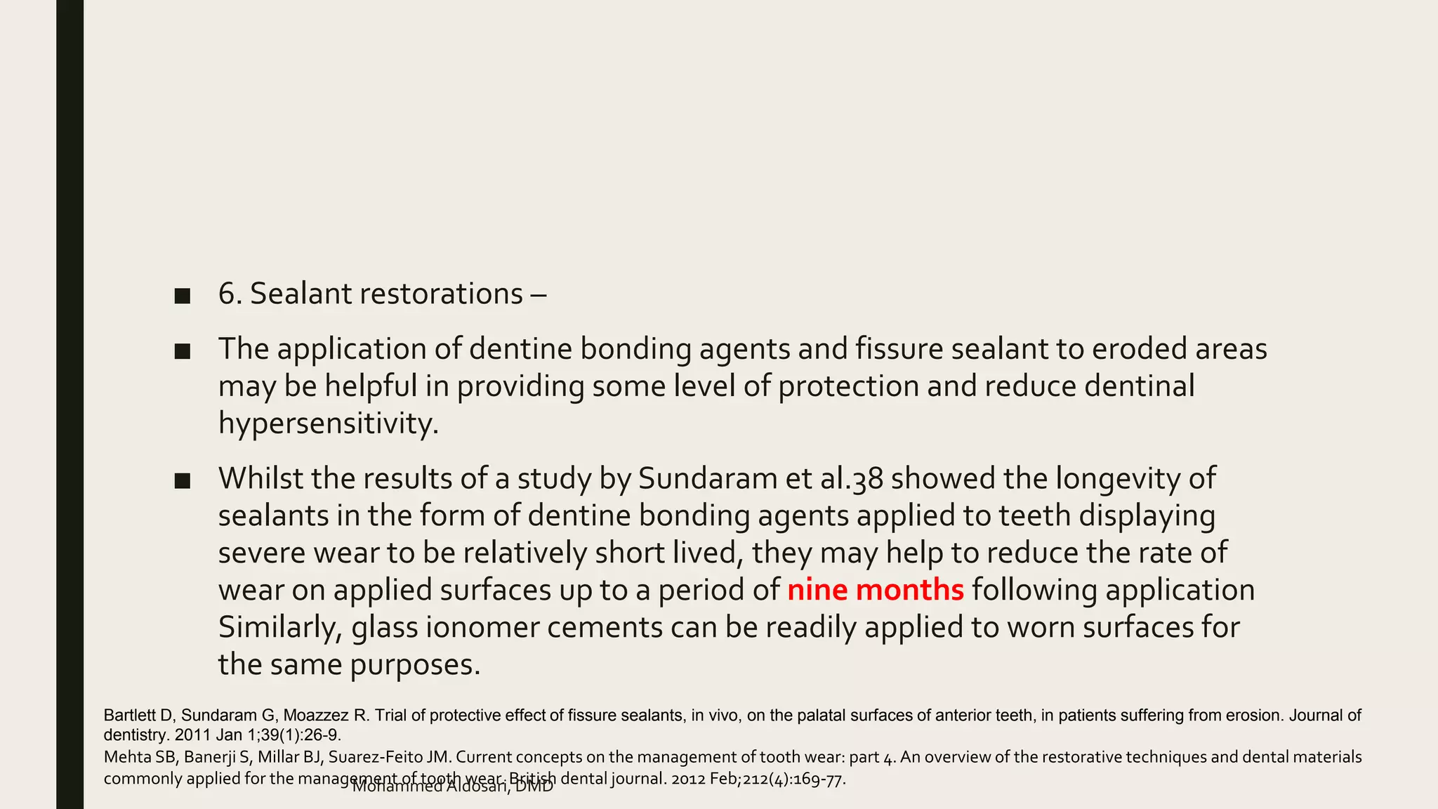 Tooth wear final | PPTX