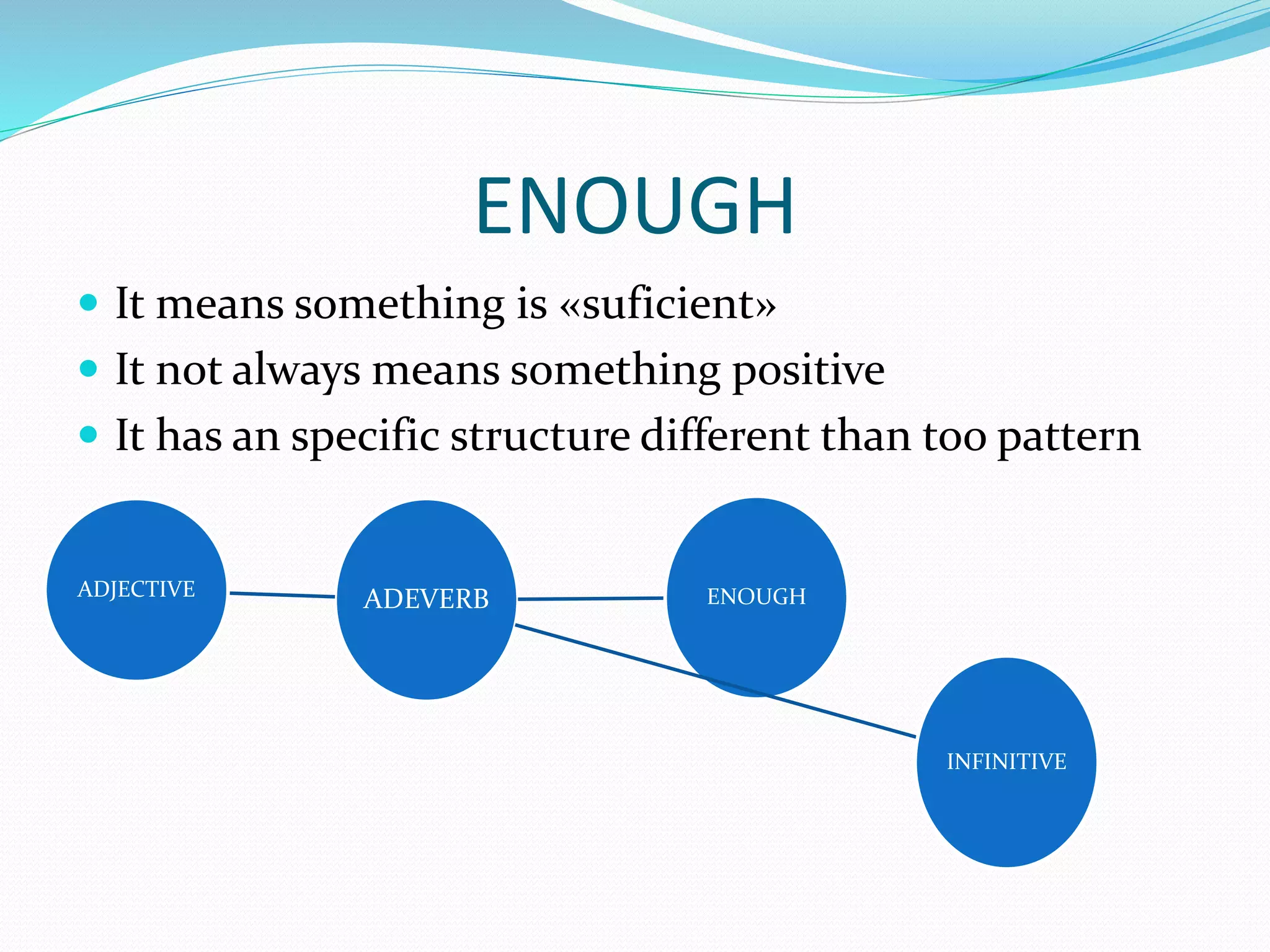 Too vs enough Easy and not confusing explanation | PPT