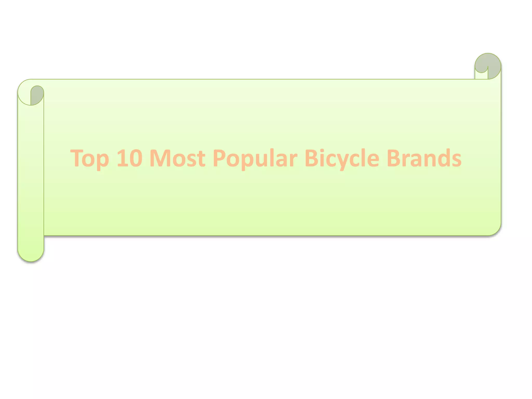 Top 10-Bicycle-Brands | PPT
