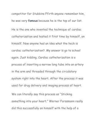 Top 10 Craziest and Evil Scientists in the History of Mankind | DOCX ...