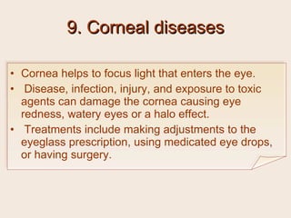 Top 10 Eye Related Problems | PPT