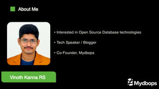 Top-10-Features-In-MySQL-8.0 - Vinoth Kanna RS - Mydbops Team | PPT