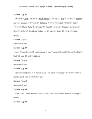 Top 10-great-grammar-for-great-writing-answer-key-40p | DOCX