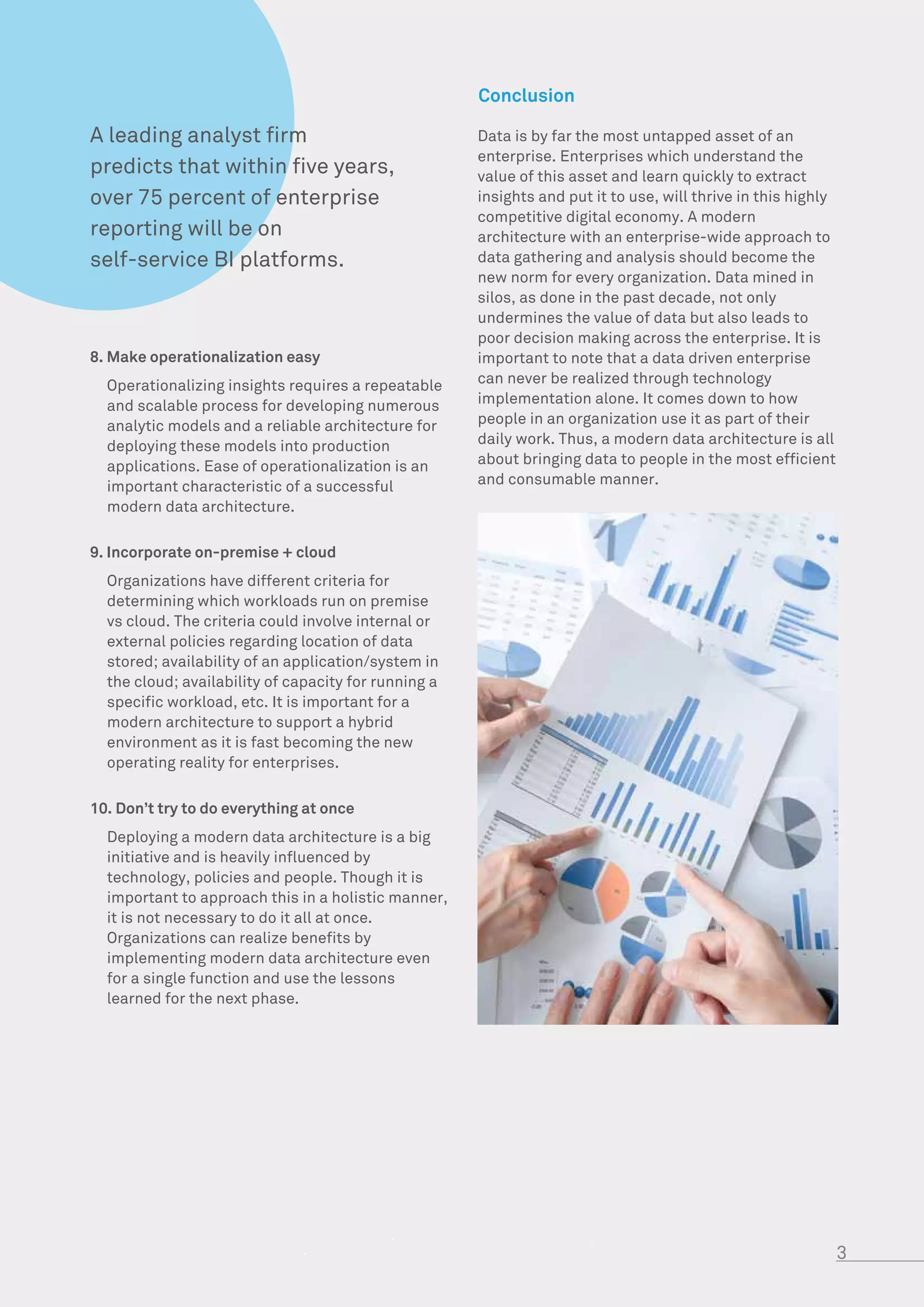 Top 10 Guidelines For Deploying Modern Data Architecture For The Data
