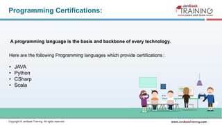 Top 10 Highly- Paid IT Certifications of 2018 | PPT