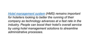 List of Top 10 Hotel Management Software in India 2021 | PPTX