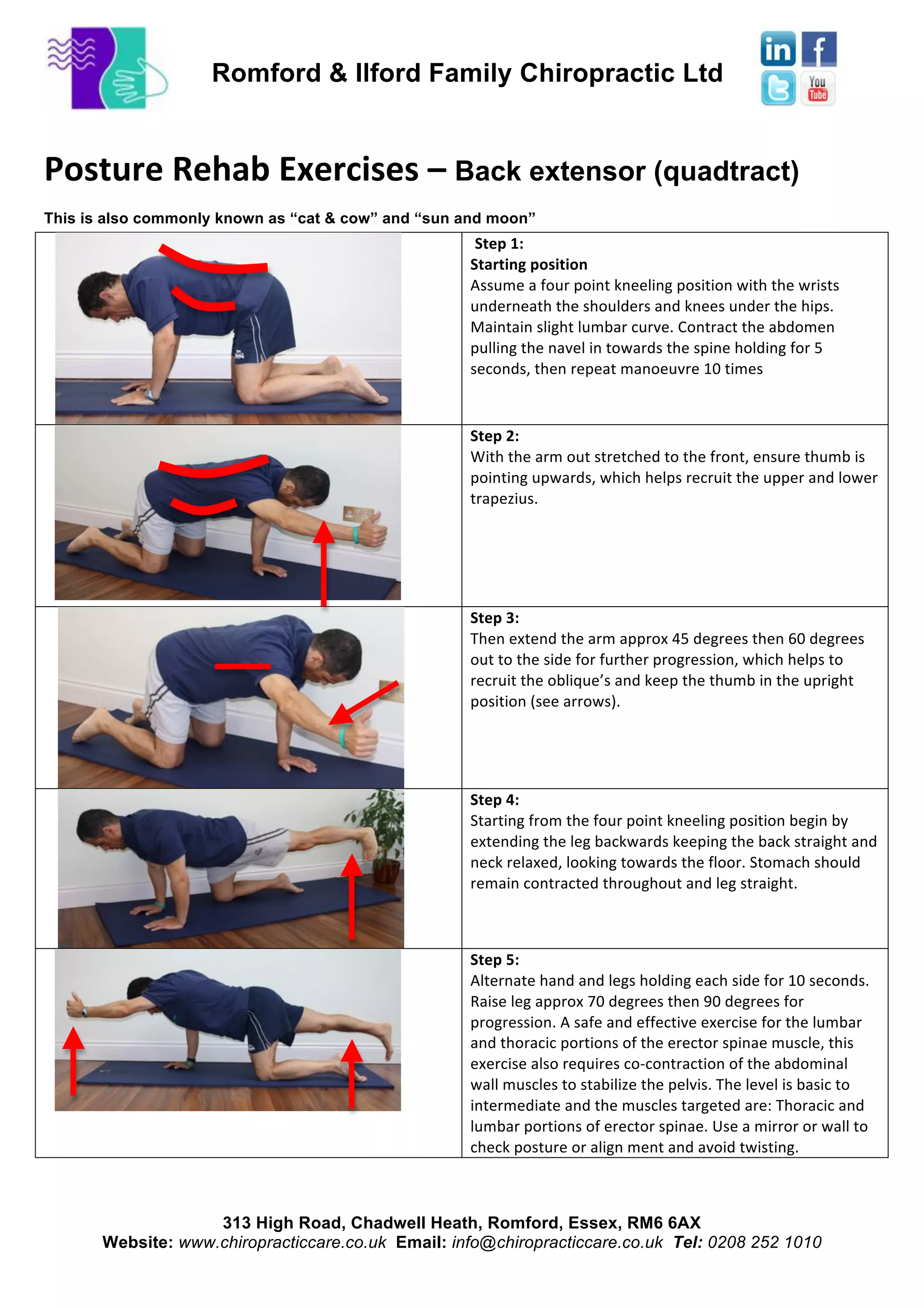 Top 10 posture exercises (2) | PDF