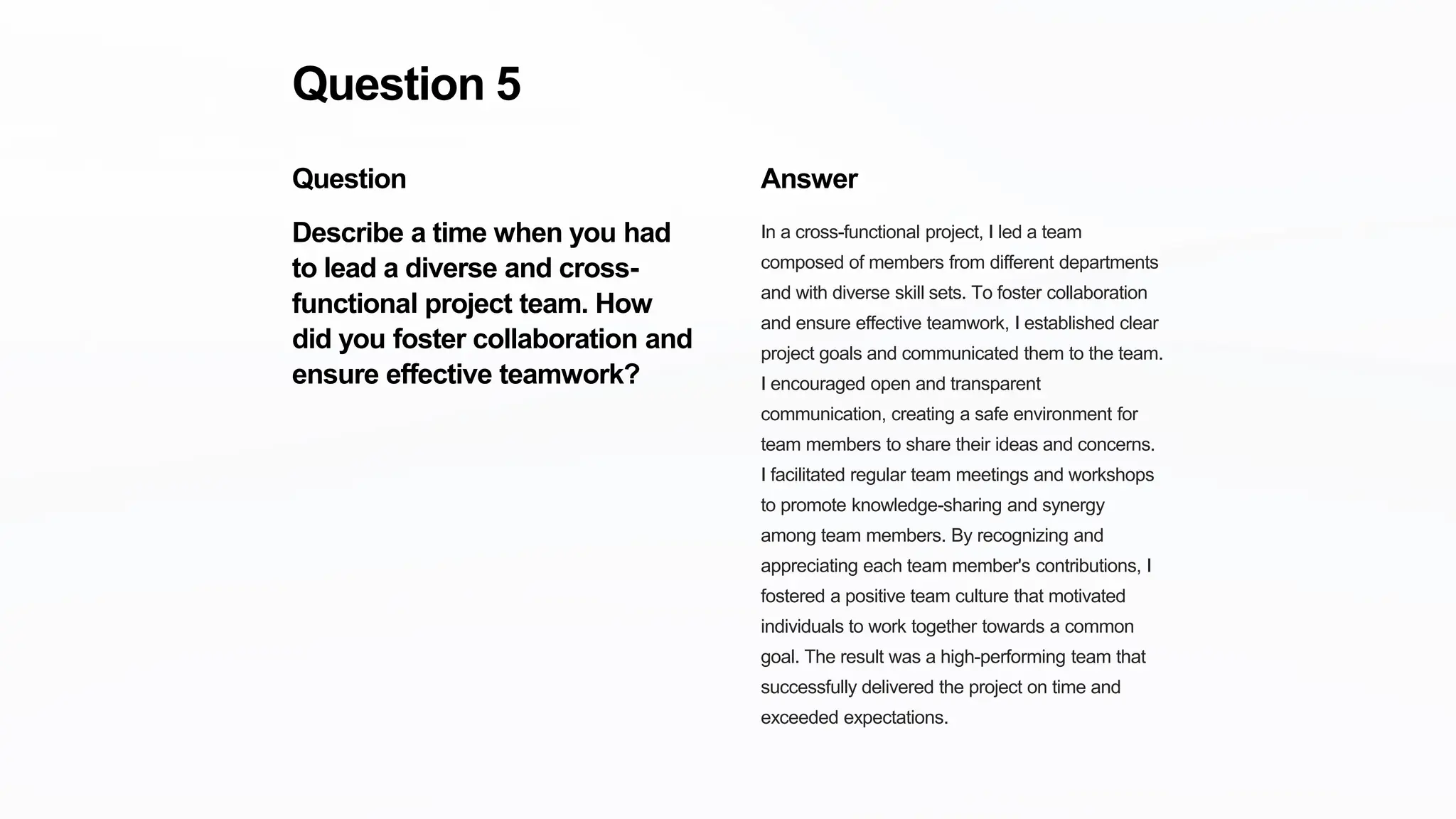 Top 10 Project Management Behavioral Interview Questions and Answers | PPTX
