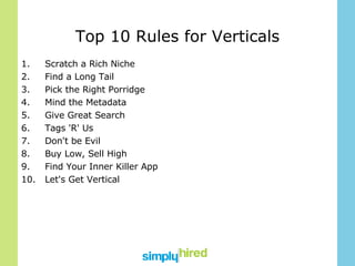 Top 10 Rules for Vertical Revolutionaries | PPT
