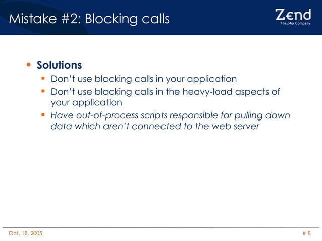 Top 10 Scalability Mistakes | PPT
