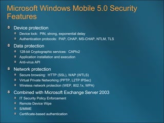 Top 10 Security Concerns of Windows Mobile (and how to Overcome them) | PPT