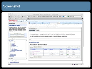 The Top 10 Things Oracle UCM Users Need To Know About WebLogic | PPT