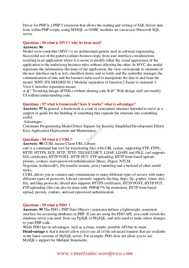 Top 100 PHP Interview Questions And Answers top-100-php-interview-questions-and-answers