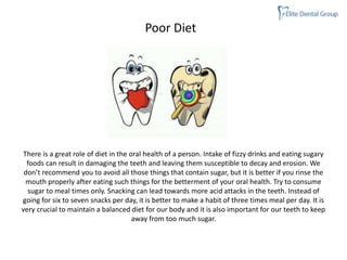 TOP 20 ORAL HEALTH ISSUES- YOU NEED TO TAKE CARE ABOUT THEM | PPTX