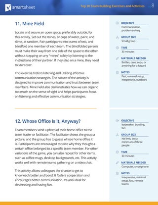 Top 20-team-building-exercises-activites | PDF