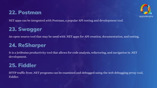 Top 25+ .Net development tools for intelligent business solutions ...