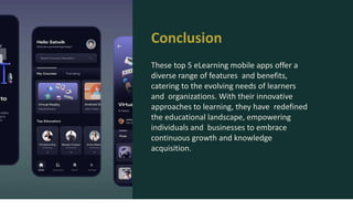 Top 5 ELearning Mobile Apps: Your Gateway To Knowledge On The Go | PPT