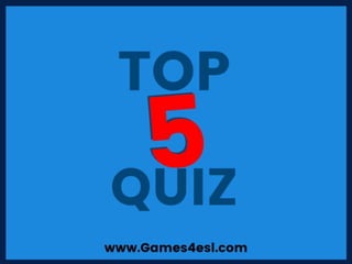 Top-5-Quiz-Easy.pptxinteractive gamekids | PPT