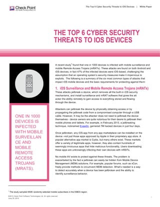 Top 6-Security-Threats-on-iOS | PDF