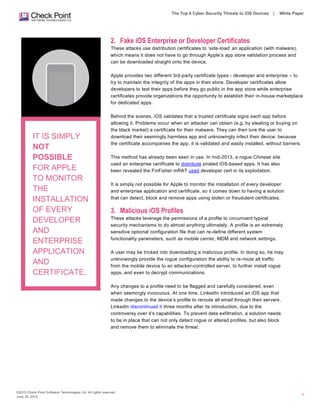 Top 6-Security-Threats-on-iOS | PDF