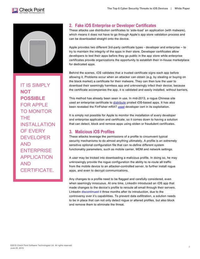 Top 6-Security-Threats-on-iOS | PDF