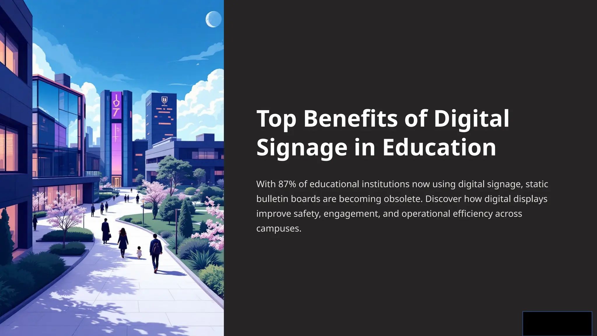 6 Benefits of Digital Signage in Education | PPTX