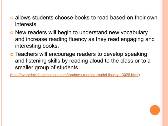 Top down process | PPTX | Education