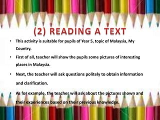 Top down reading activities | PPTX