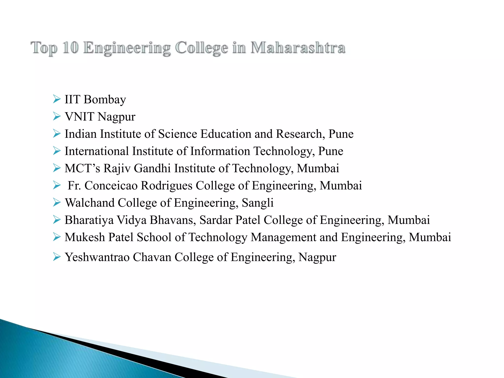 Top Engineering College in Maharashtra | PPTX