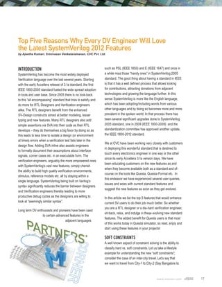 Top five reasons why every DV engineer will love the latest ...