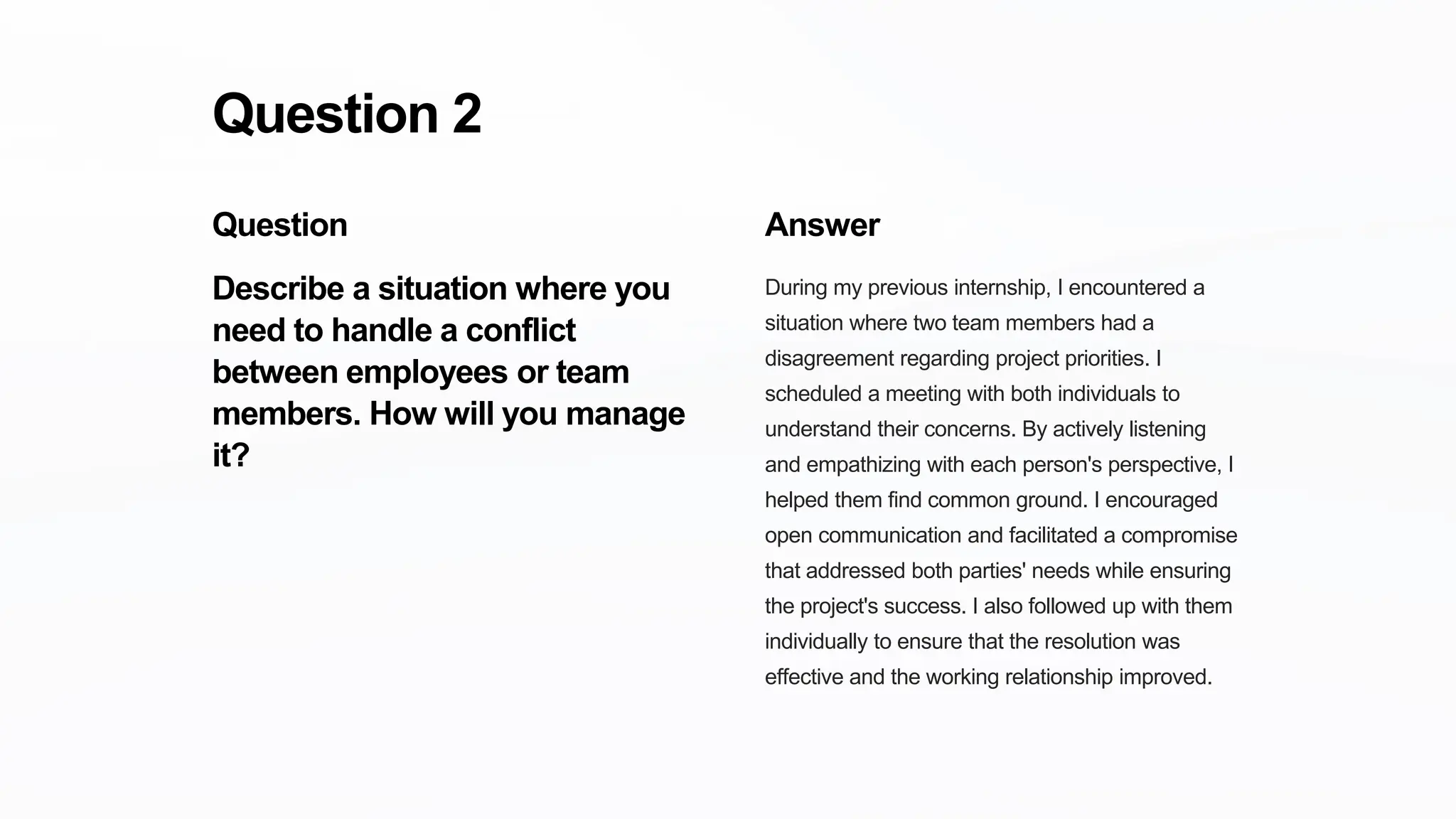 Top HR Intern Interview Questions to Ask and Their Ideal Answers | PPT