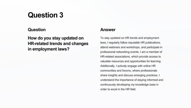 Top HR Intern Interview Questions to Ask and Their Ideal Answers | PPT