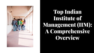 top-indian-institute-of-management-iim.pdf | Postgraduate Education ...