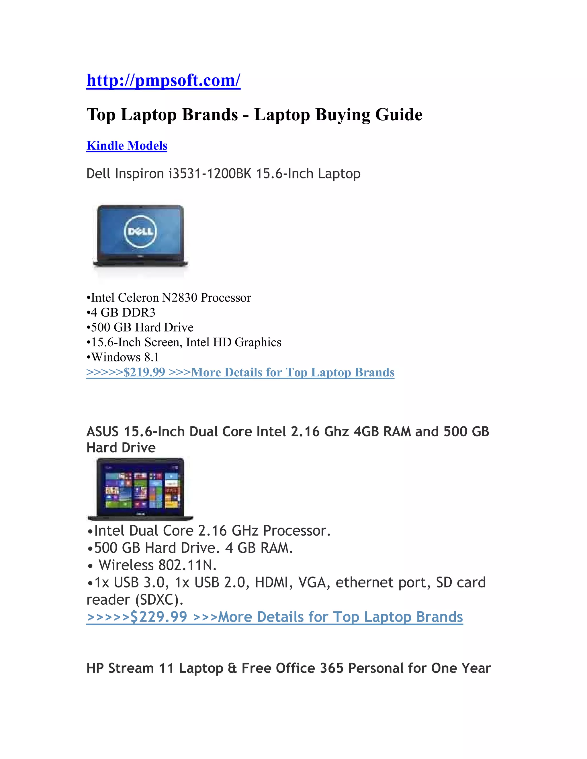 Top laptop brands | PDF
