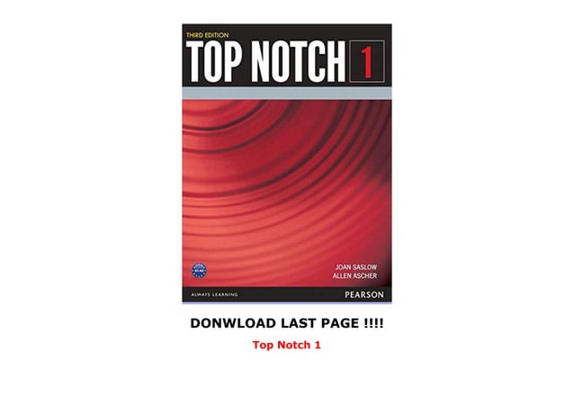 Top Notch 1 | PDF