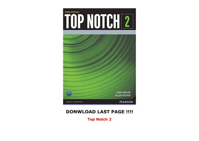 Top Notch 2 | PDF