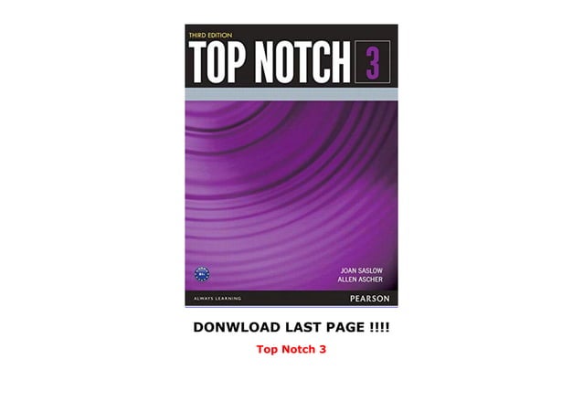 Top Notch 3 | PDF