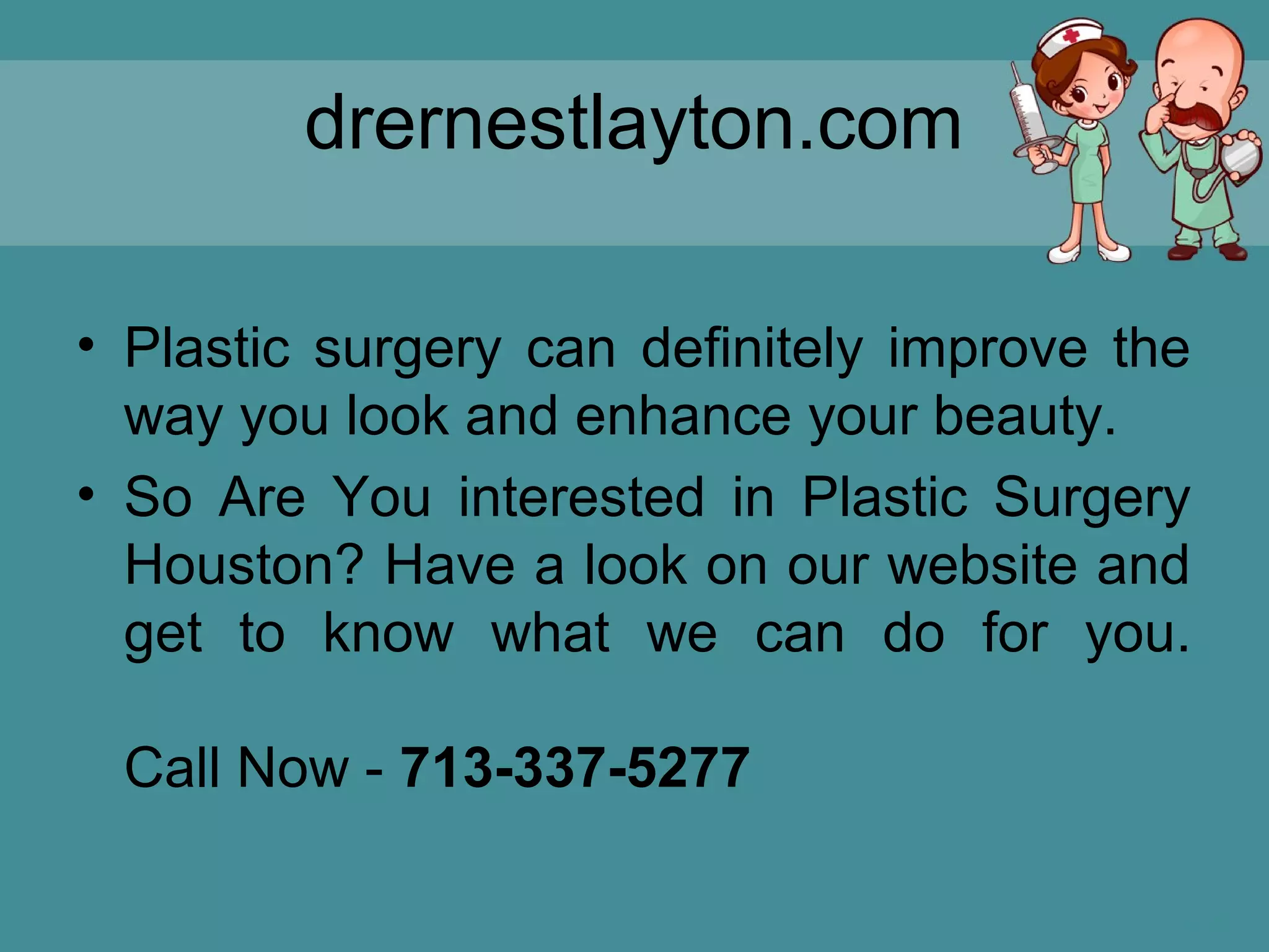 Top plastic surgery in Houston, Texas | PPT
