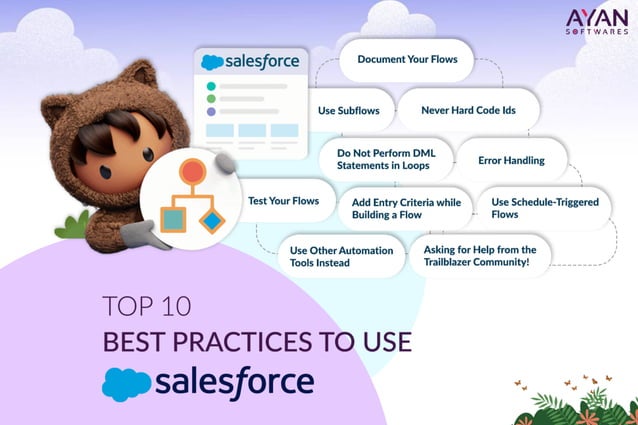 Top 10 Best Practices to Use Salesforce Flows | PDF