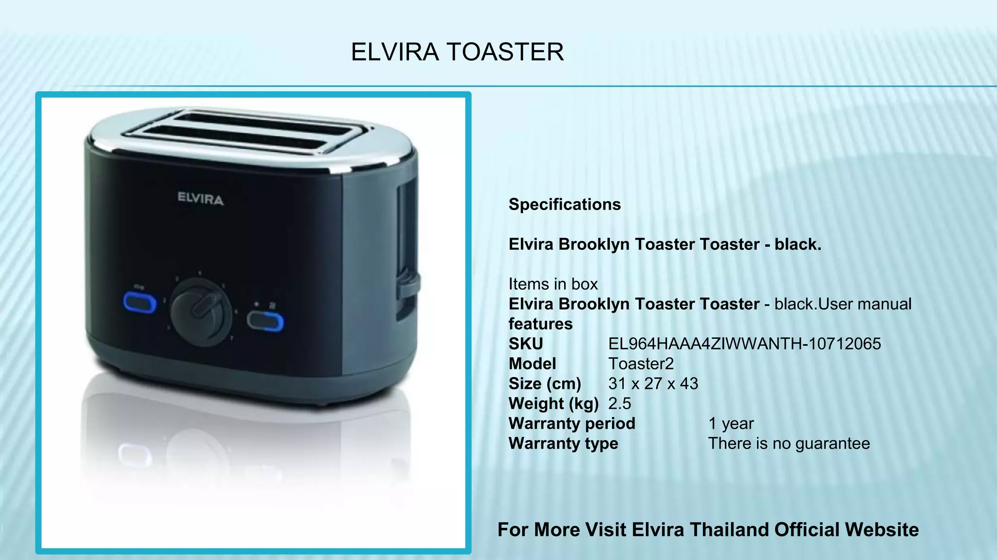 Top Toasters In Thailand | PPTX