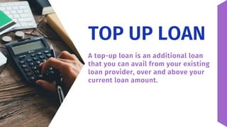 Benefits of Top Up Loan | PDF