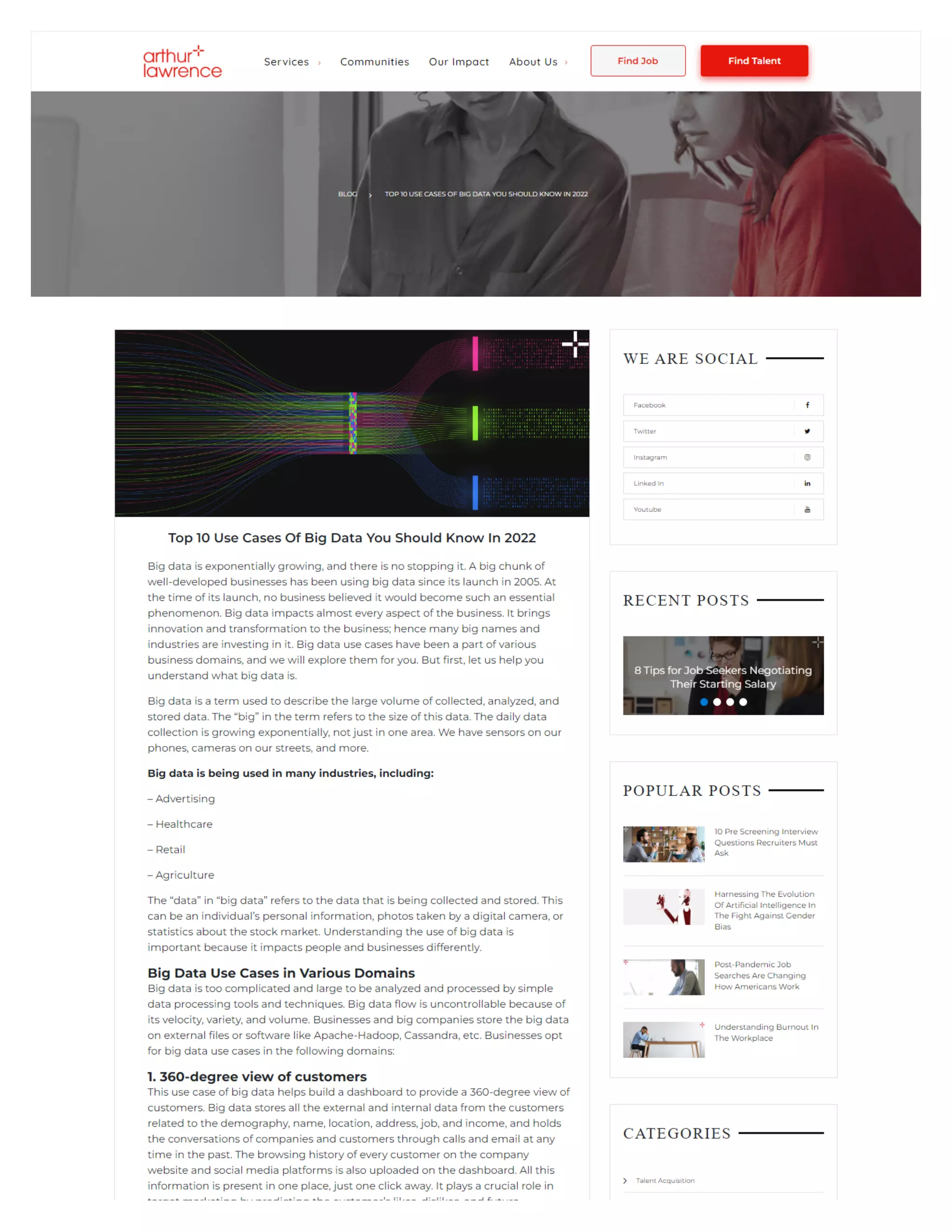 Top 10 Use Cases Of Big Data You Should Know In 2022 | PDF