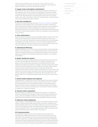 Top 10 Use Cases Of Big Data You Should Know In 2022 | PDF