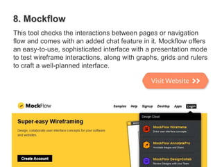 Top wireframing tools for mobile apps | PPT