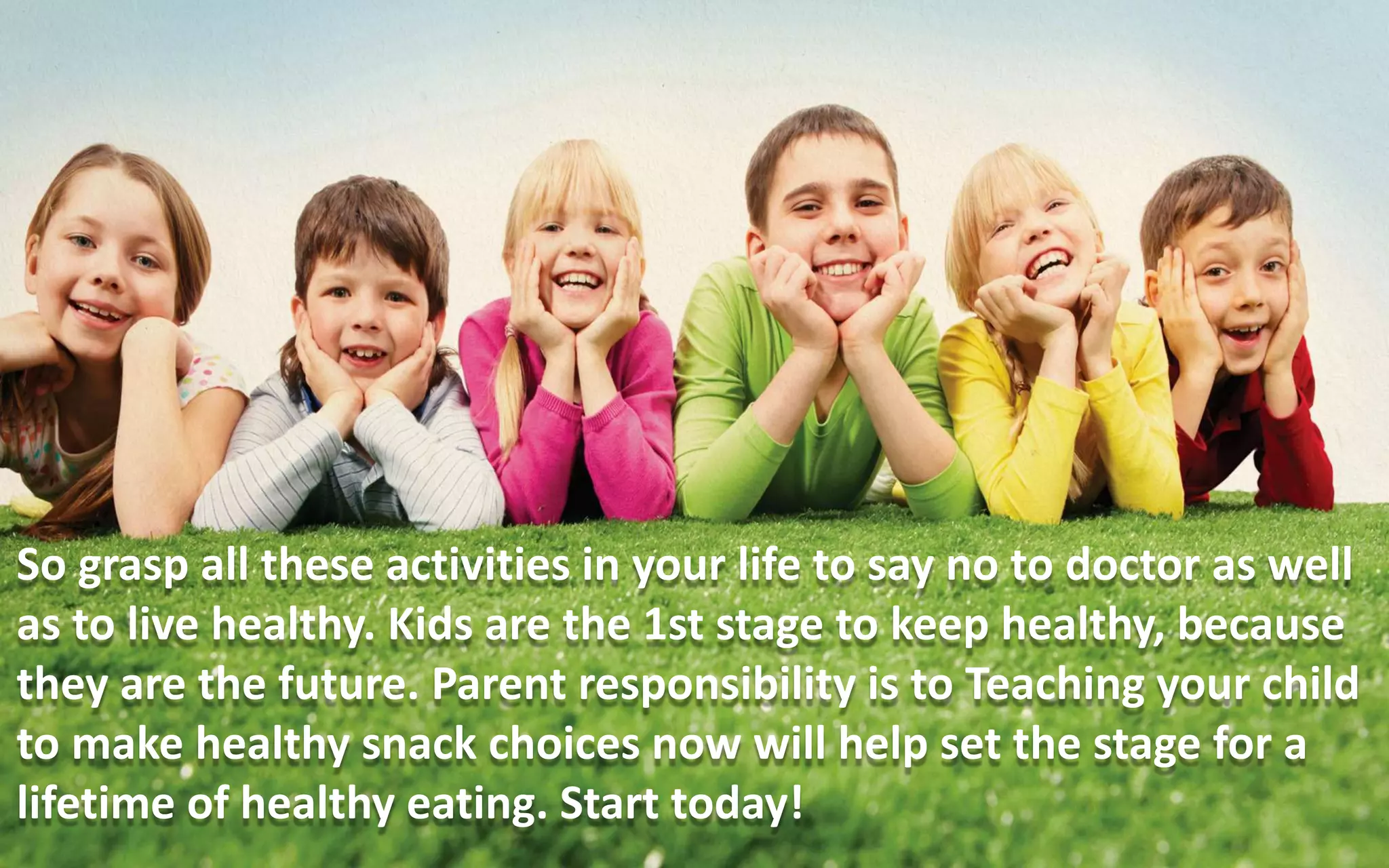 Top 06 healthy tips for kids | PPT